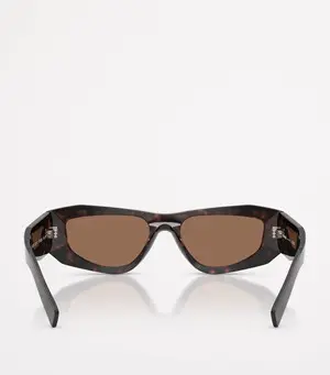 Prada Acetate Pr B19s Sunglasses - Brown