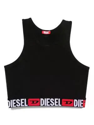 DIESEL Logo Underband Cropped Top