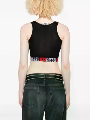 DIESEL Logo Underband Cropped Top