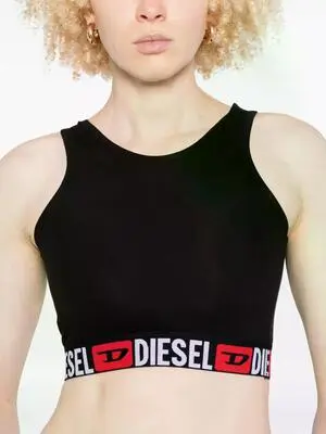 DIESEL Logo Underband Cropped Top