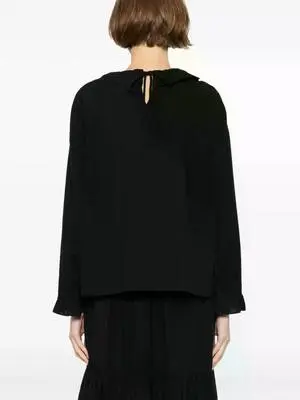 TO B. BY AGNÈS B. Ruffle Neckline Blouse