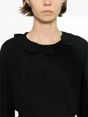TO B. BY AGNÈS B. Ruffle Neckline Blouse