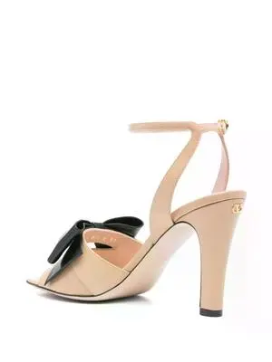 Valentino Garavani Bowow High Heel Sandals - Neutrals