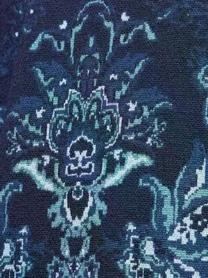 Etro Floral-jacquard Sweater - Blue