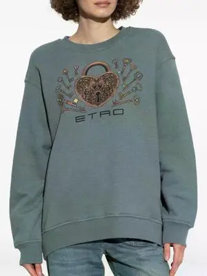 Etro Padlock Graphic Sweatshirt