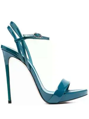 LE SILLA Gwen 120mm Patent Leather Sandals