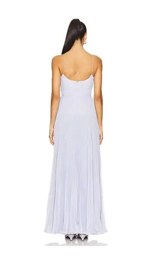 AMUR Saylor Pleated Gown