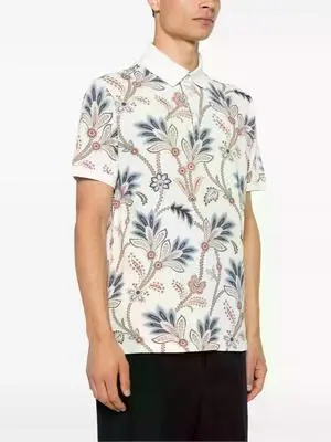 Etro Floral Paisley Polo Shirt
