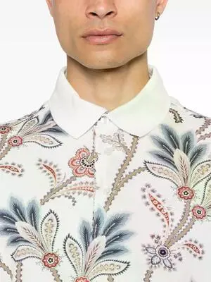 Etro Floral Paisley Polo Shirt