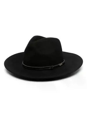 Barbour Braided-strap Wool Hat - Black