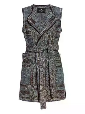 Etro Patterned Jacquard Gilet