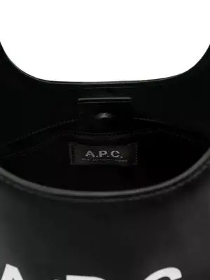 A.p.c. Ninon Logo Tote - Black