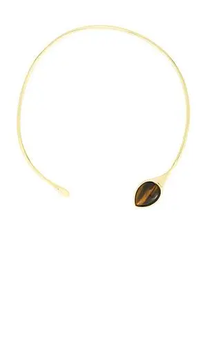 BRACHA Payton Omega Choker - Gold & Brown