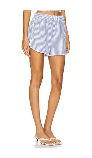 Blanknyc Eyelet Trim Linen Shorts