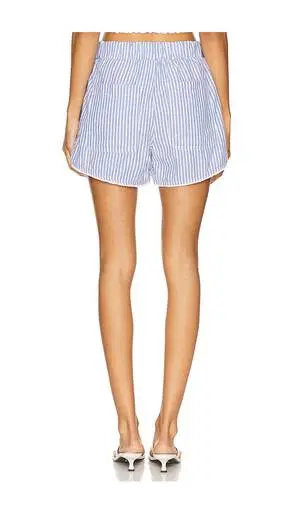 Blanknyc Eyelet Trim Linen Shorts