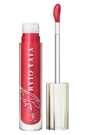MAC COSMETICS Viva Glam Lipglass Air Lip Gloss Viva Kimmitment