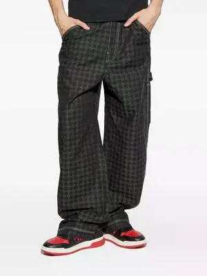 Amiri Checked Jacquard Trousers