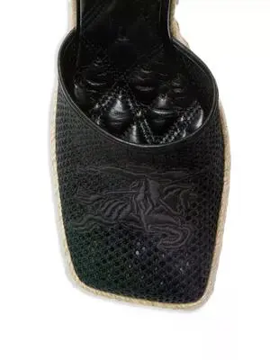 Burberry Mesh Plunge Espadrilles