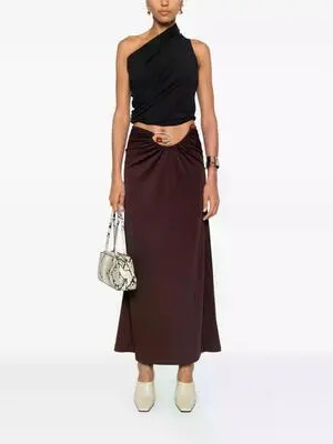 Christopher Esber Spiral Crystal Maxi Skirt