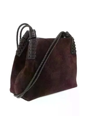 Etro Suede Shoulder Bag - Brown