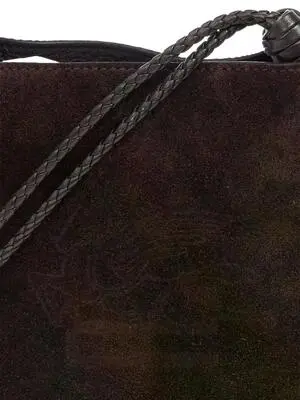 Etro Suede Shoulder Bag - Brown