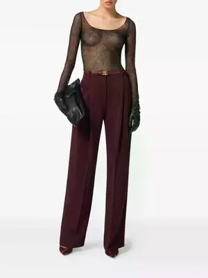Elisabetta Franchi High-waist Trousers - Red