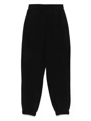 Calvin Klein Cotton Tapered Trousers - Black