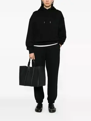 Calvin Klein Cotton Tapered Trousers - Black