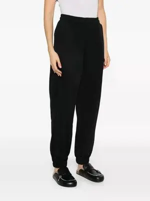 Calvin Klein Cotton Tapered Trousers - Black