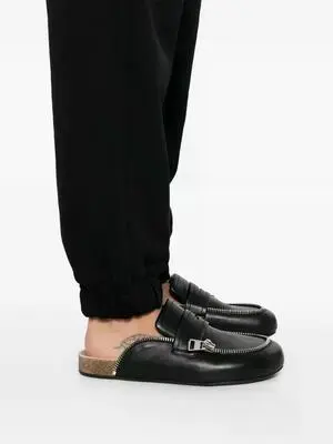 Calvin Klein Cotton Tapered Trousers - Black