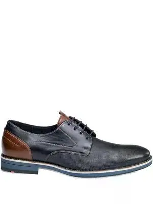 Lloyd Harris Textured Leather Derby Shoes
