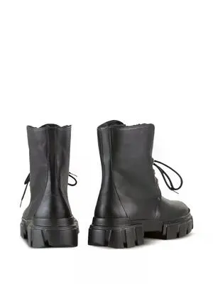 HOGL Winter Chunky-sole Lace-up Ankle Boots - Black