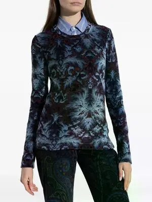 Etro Velvet-finished Top