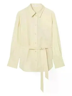 Marc O'polo Belted Button-up Shirt - Neutrals