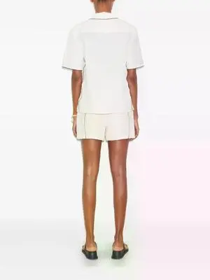 Tory Burch Linen Camp Shirt
