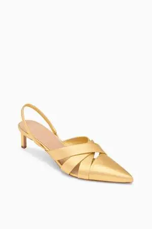 Ulla Johnson Tahlia Woven Kitten Heel
