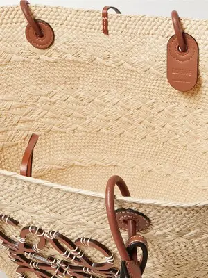 Loewe Anagram Medium Raffia Tote