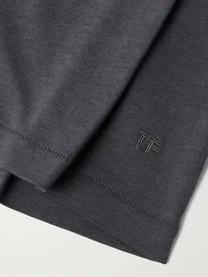 TOM FORD Lyocell And Cotton-blend Jersey T-shirt