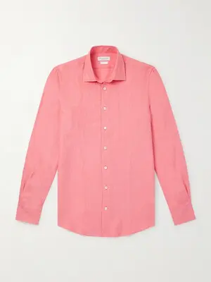Richard James Slim-fit Linen Shirt