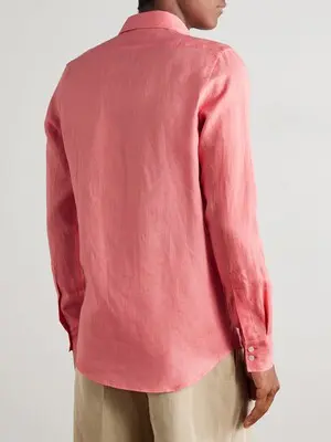 Richard James Slim-fit Linen Shirt