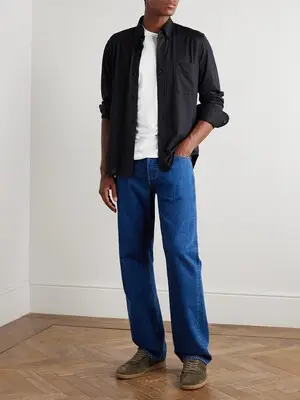 TOM FORD Slim-fit Lyocell And Cotton-blend Jersey T-shirt - White