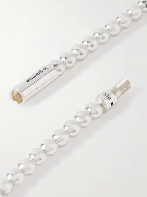 Le Gramme 53g Sterling Beaded Necklace