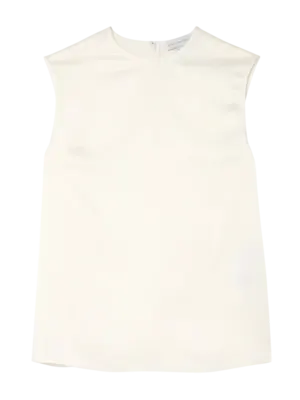 Stella McCartney Satin Top Off-white
