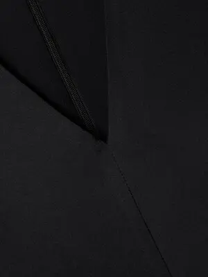 Stella McCartney Draped Satin Midi Dress - Black