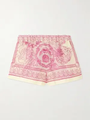Versace Elasticated Shorts For Women