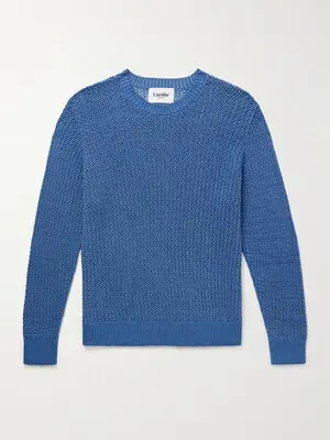 CORRIDOR Open-knit Pima Cotton Sweater