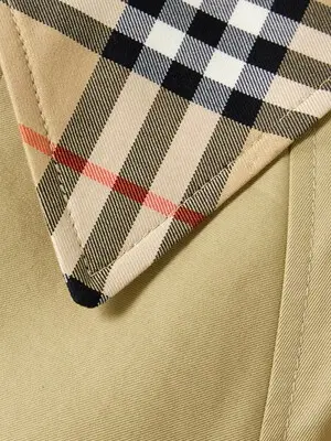 Burberry Castleford Checked Cotton-gabardine Trench Coat - Neutrals