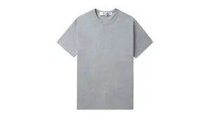 Play Comme Des Garcon Heart Emblem Tee - Grey/red