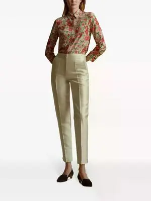 Adam Lippes Floral-print Silk Shirt
