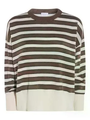 Brunello Cucinelli Striped Sweater